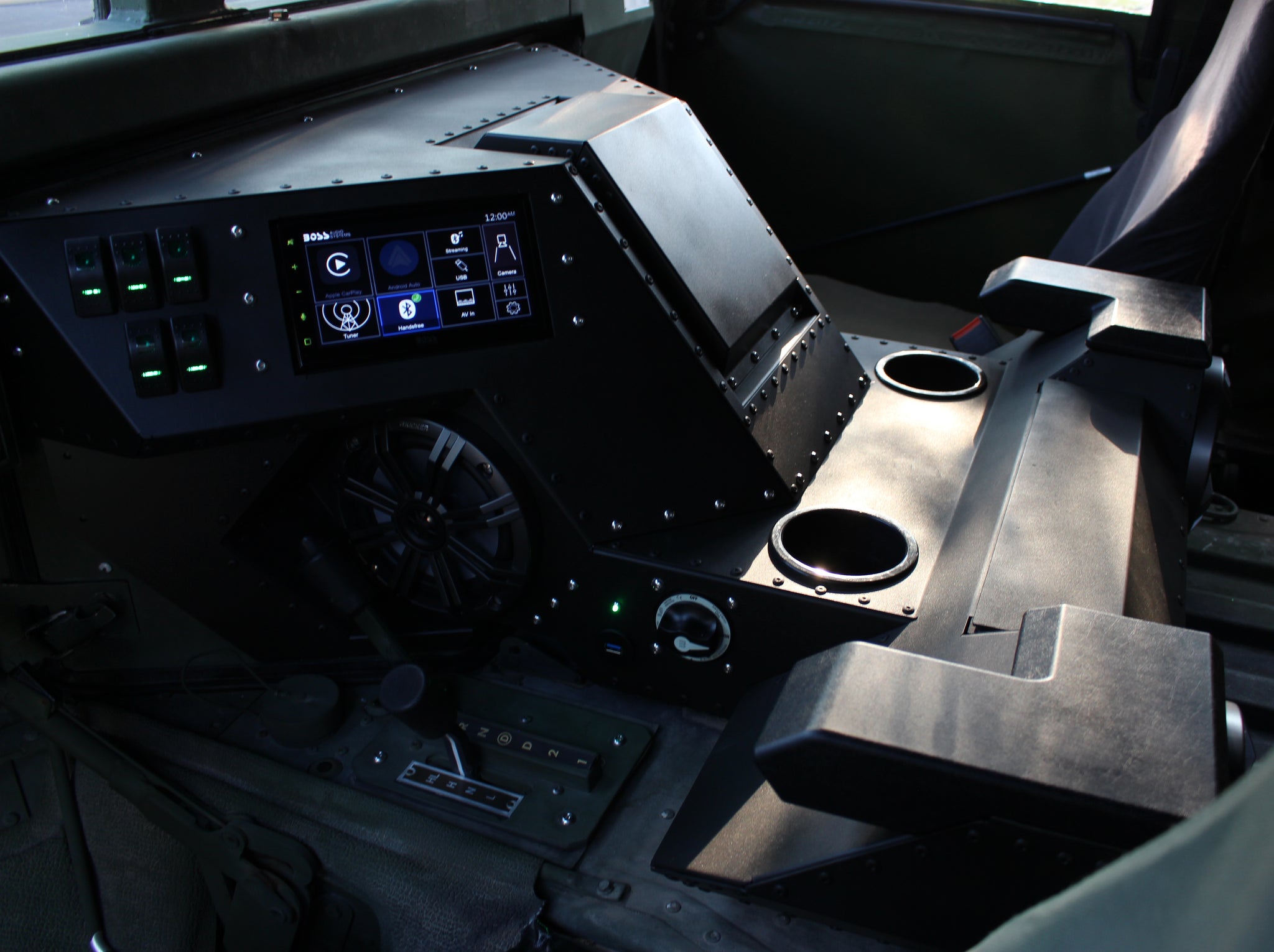 Humvee® Center Console, HMMWV® Center Console, Humvee® interior, HMMWV ...