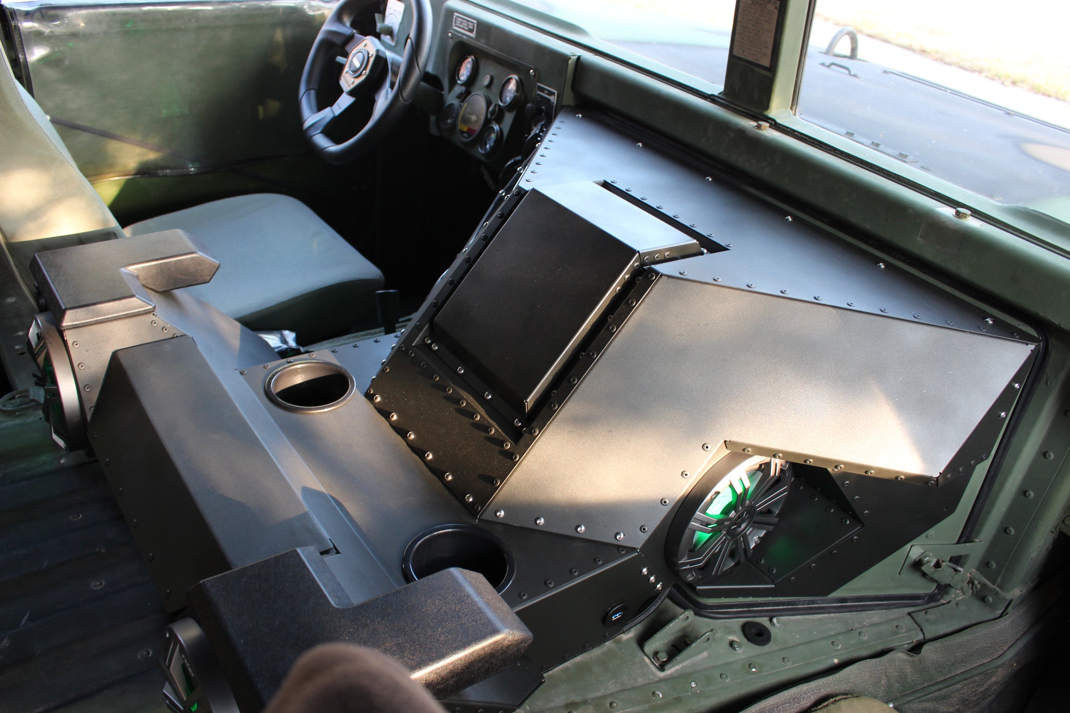 Humvee® Center Console, HMMWV® Center Console, Humvee® interior, HMMWV ...
